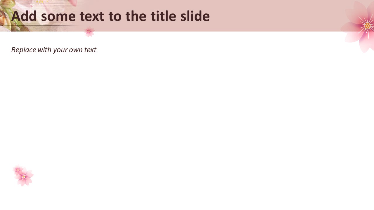 Cherry Blossoms - Google Slides Templates Free Download