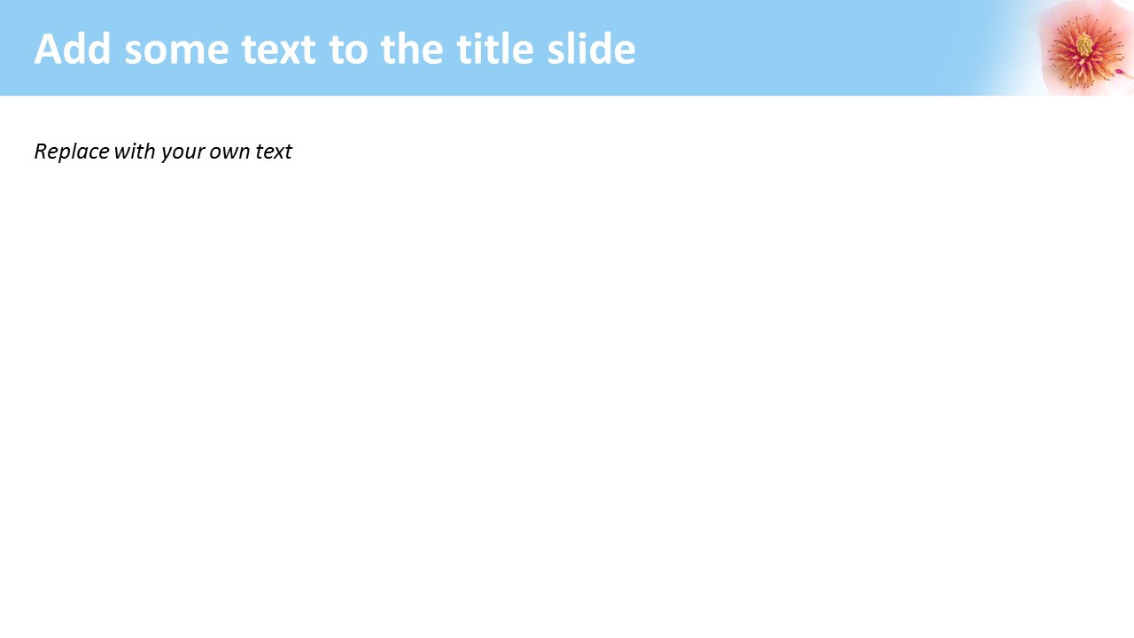Free Google Slides Backgrounds - A Sunny Spring Day