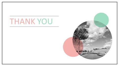 Kostenlose professionelle Google Slides-Vorlagen - Autobahn in einer Natur