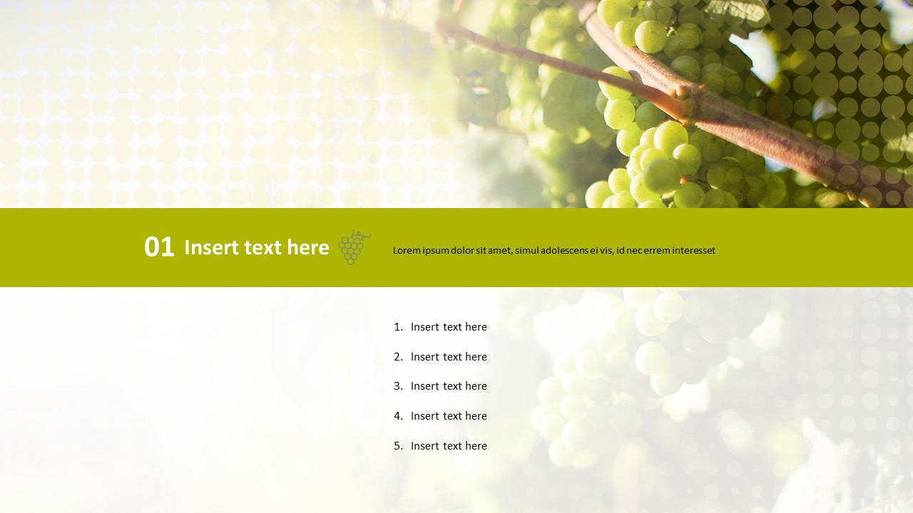 grapes ppt template
