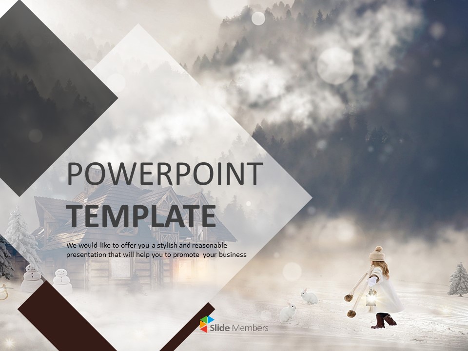 Snowy Mountain Villa - Free Google Slides