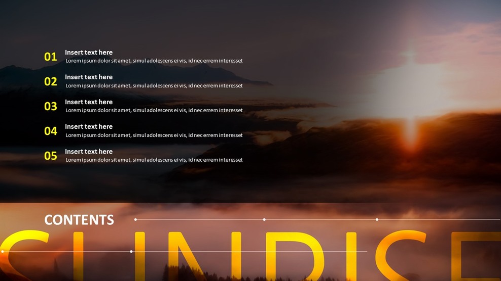 Sunrise Theme - Free Business Google Slides Templates