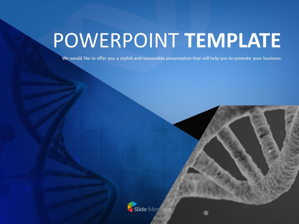 DNA 테마 - 무료 프리젠테이션 템플릿