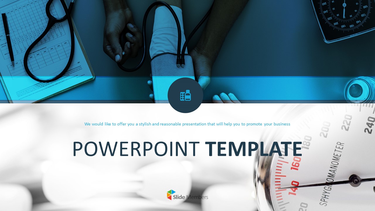 Free Google Slides - Blood Pressure Test (Medical Treatment)