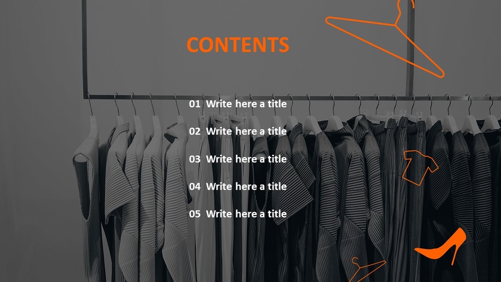 Téléchargement gratuit de diapositives Google - Mode et Vêtements