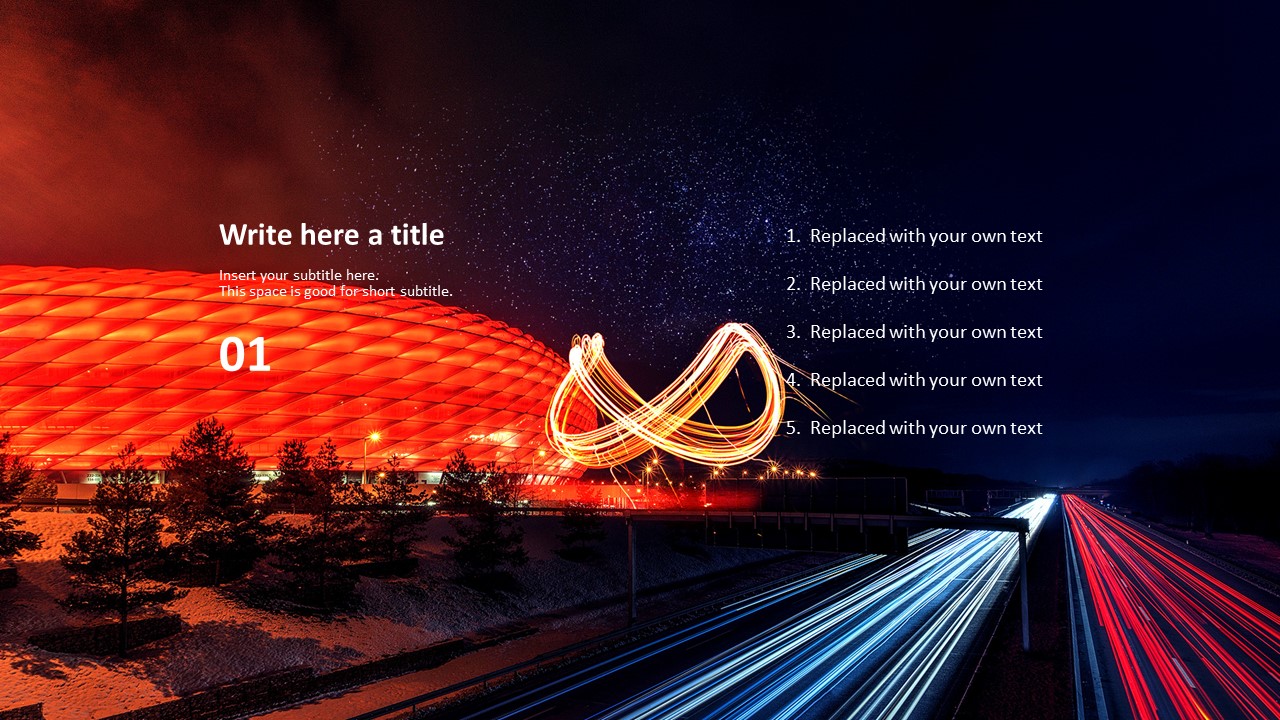 City Lights - Free Google Slides Templates