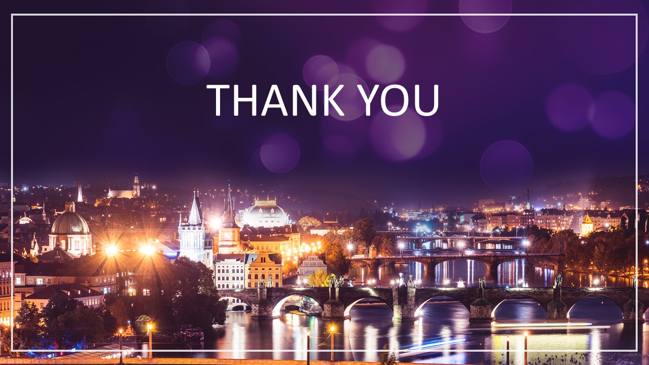 City with Beautiful Night View - Google Slides Templates Free Download