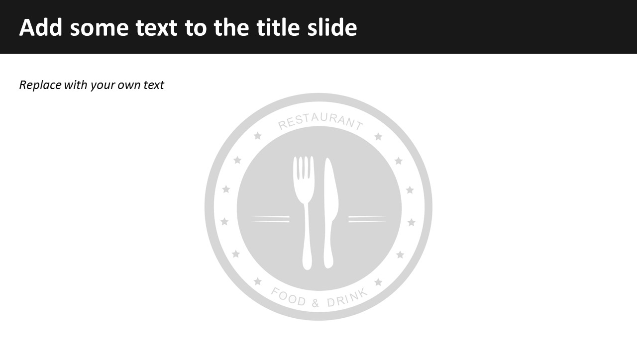 Free Business Google Slides Templates - Fancy Restaurant