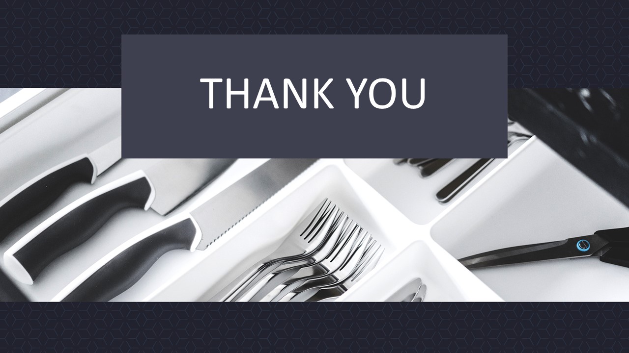 Free Google Slides themes - Restaurant Tableware