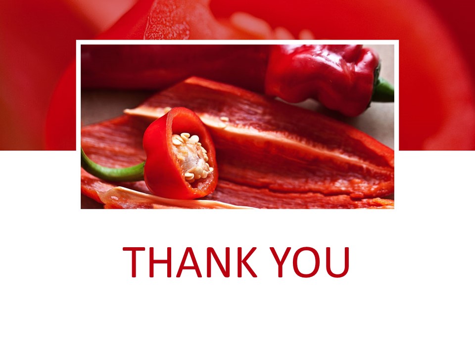 Free Images for Presentations - Red Pepper|Google Slides