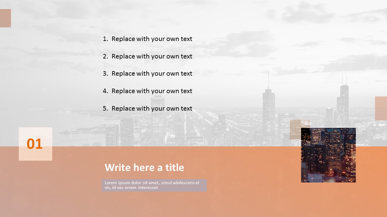 Free Presentation Templates - City Light