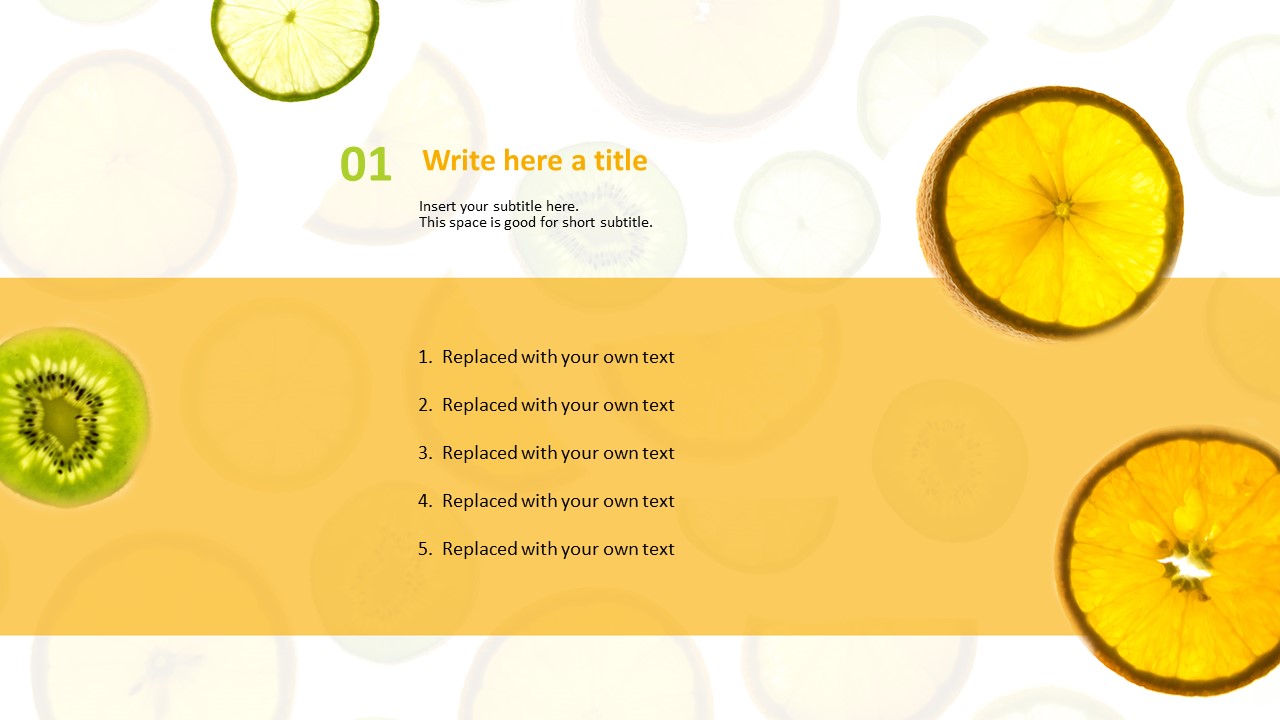 Fresh Fruits - Free Google Slides themes