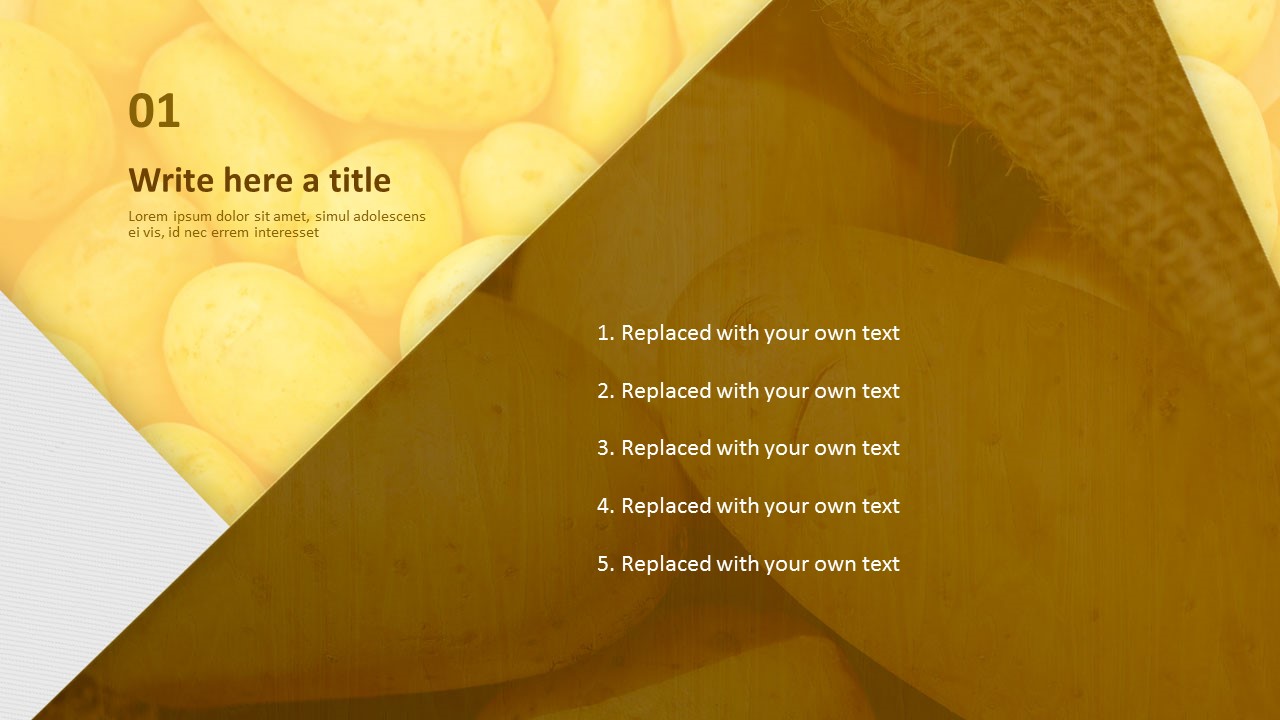 potato slides template