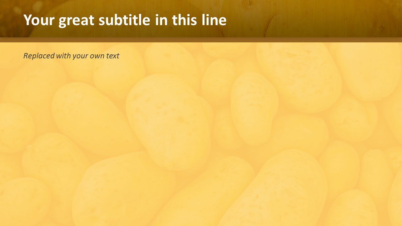 Fresh Potato - Google Slides Templates Free Download