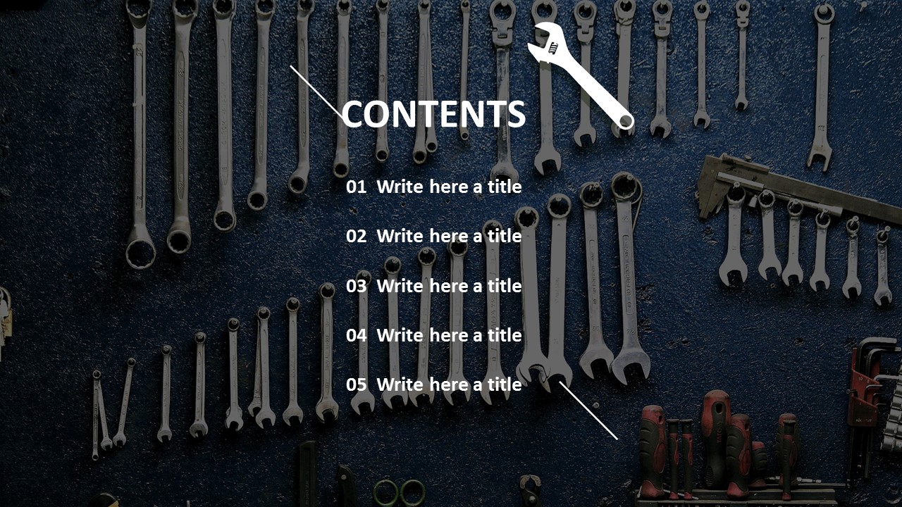 Google Slides Download Free - Car Repair