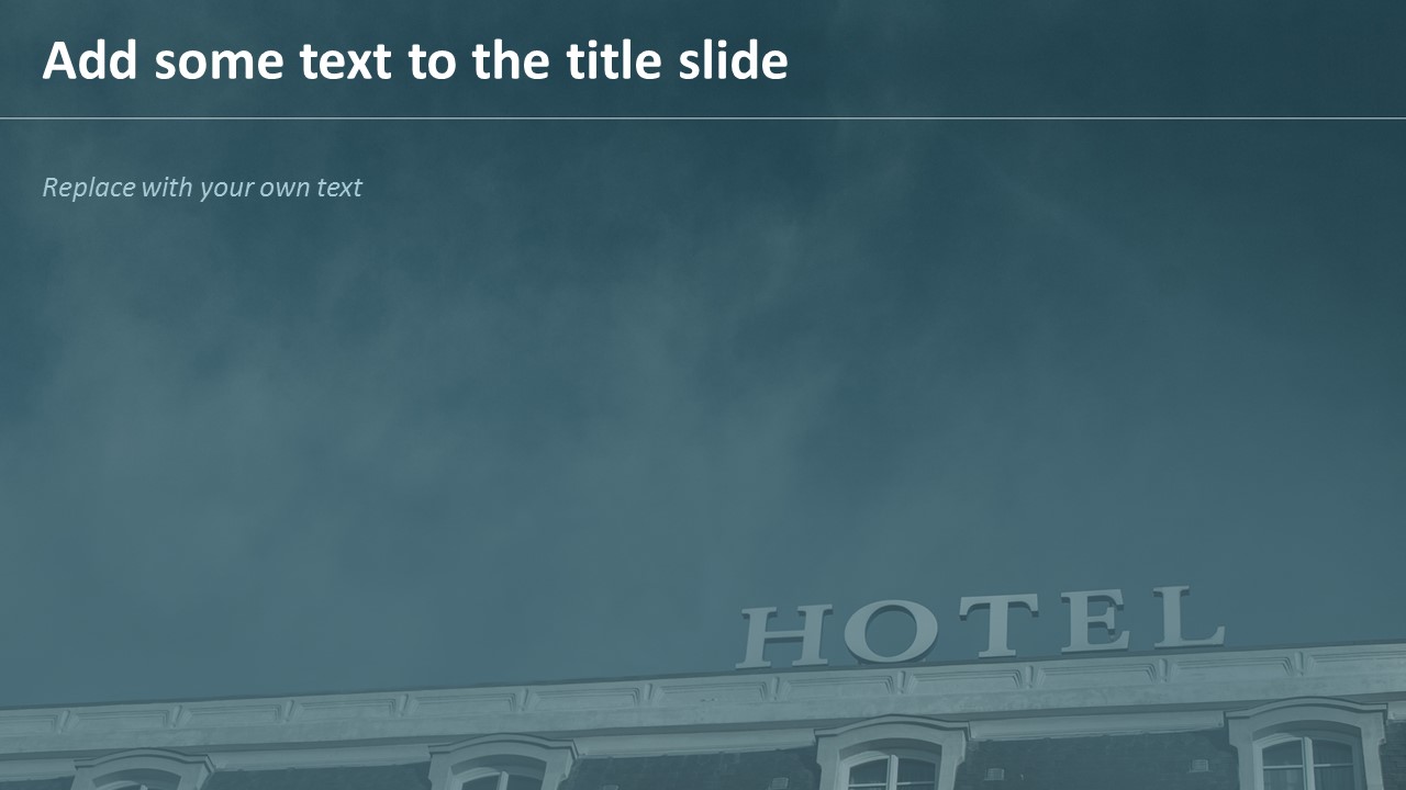 Google Slides online Free - Hotel Lobby Interior