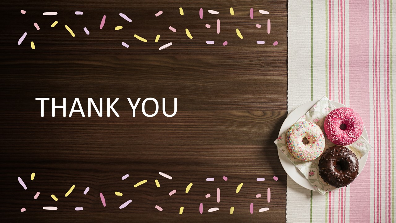 Google Slides Template Free - Sweet Donuts