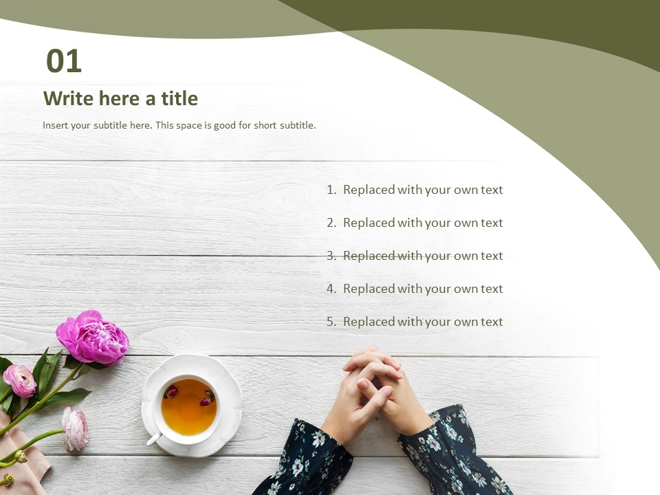 Relaxing Tea Time - Free Google Slides Backgrounds