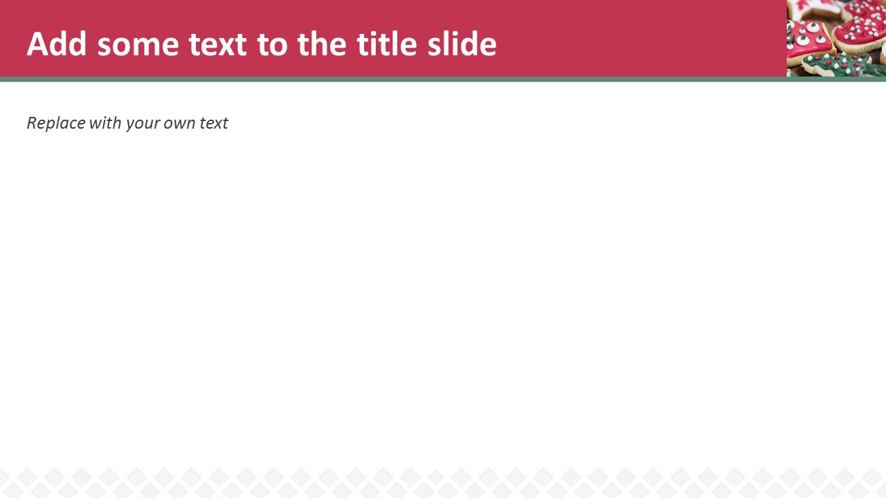 Christmas Cookie - Free Google Slides Templates