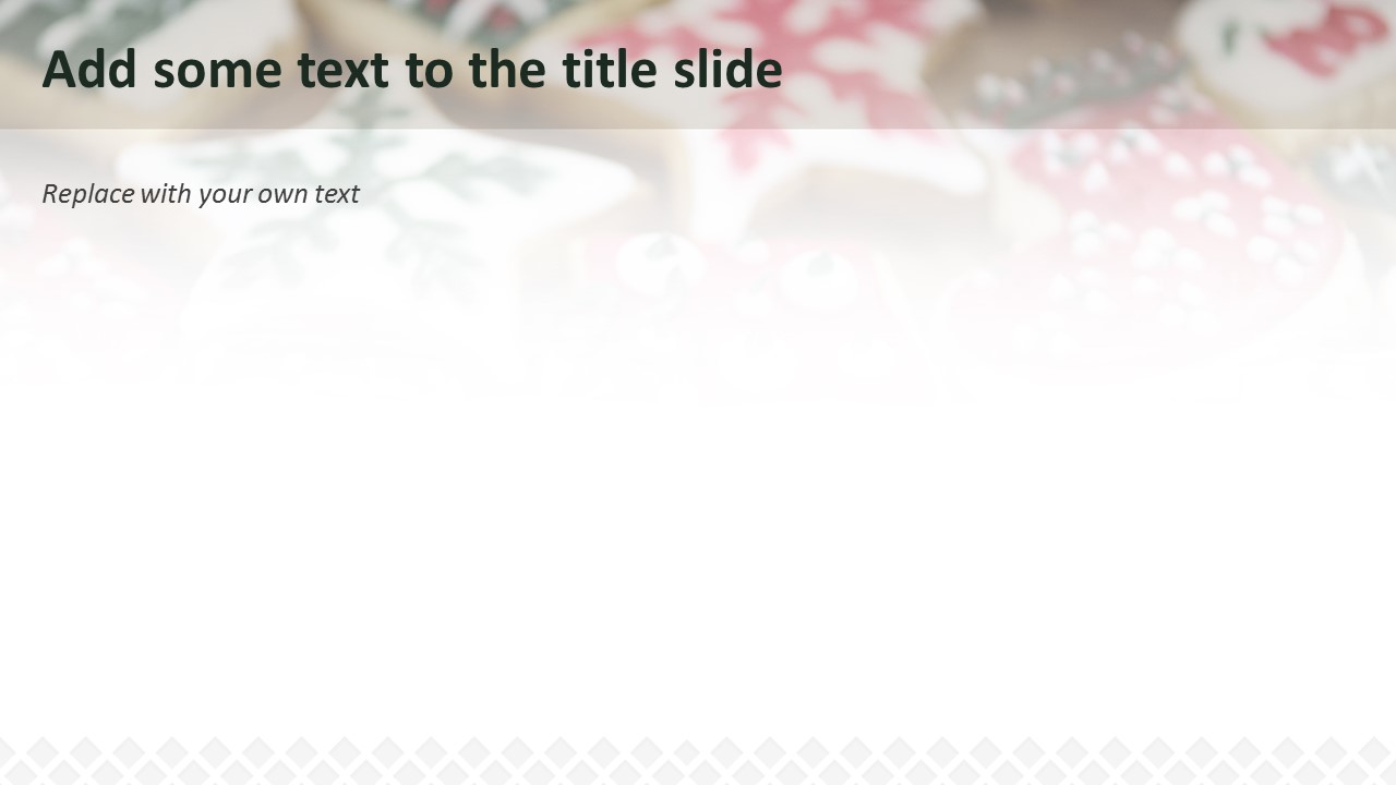 Christmas Cookie - Free Google Slides Templates