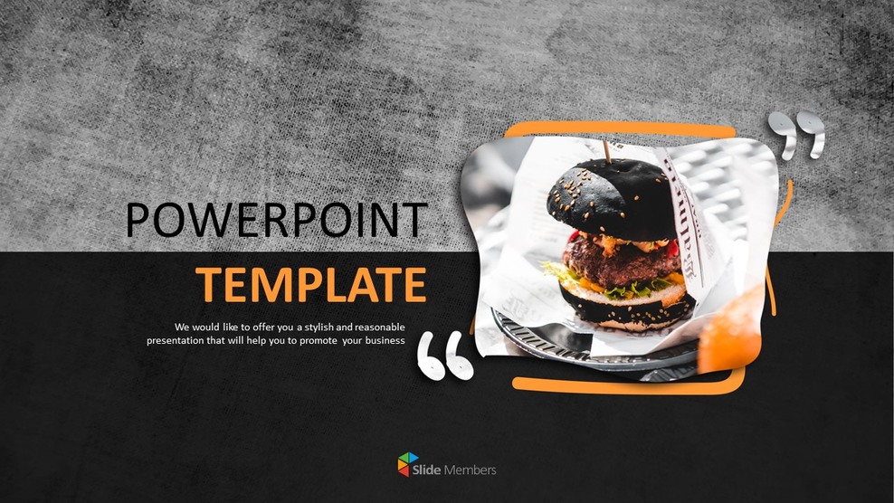 Free Google Slides - Kuro Burger