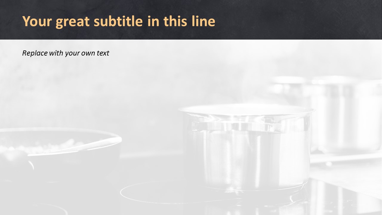 Free Google Slides Backgrounds - Kitchen Tools