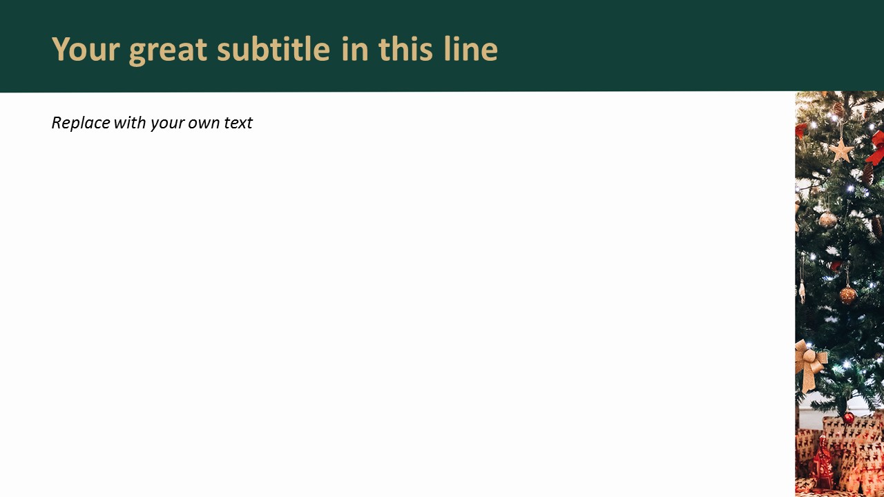 Free Google Slides Template - Christmas Tree