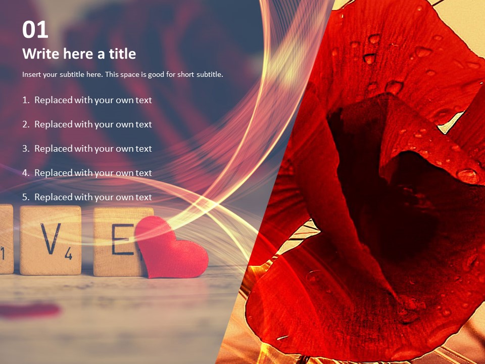 Free Presentation Templates - Flower Language of Rose|Google Slides