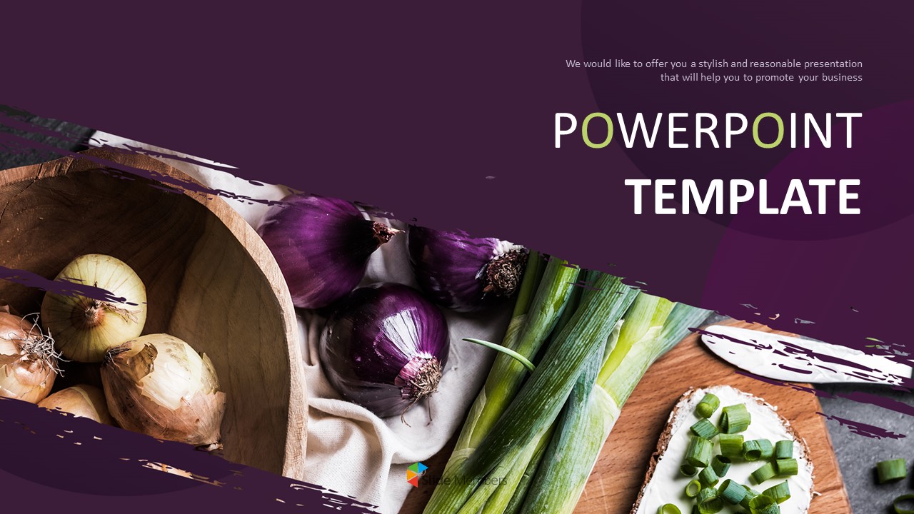 Fresh Vegetables - Free Google Slides Template Design