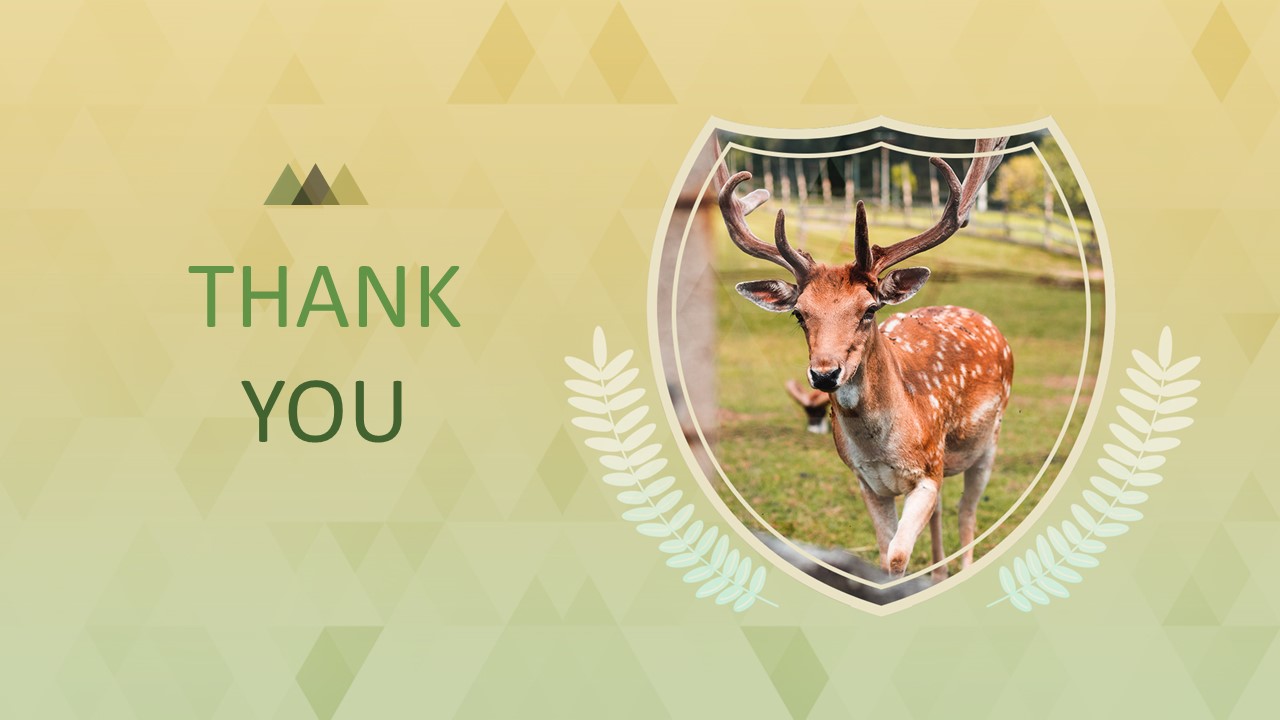 Deer - Google Slides Template Free