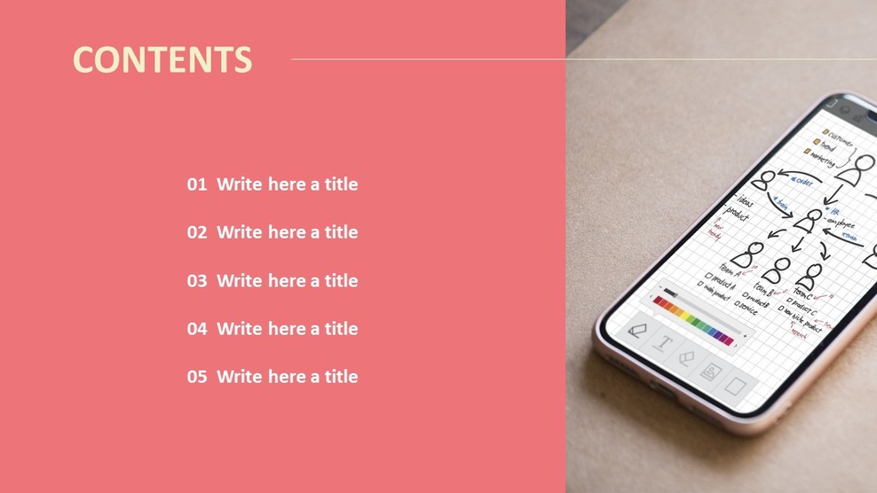 Free Google Slides Backgrounds - Project Composition