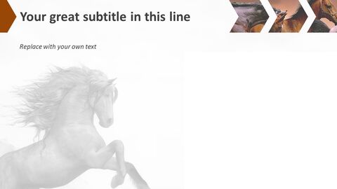 Équitation - Thèmes Google Slides gratuits