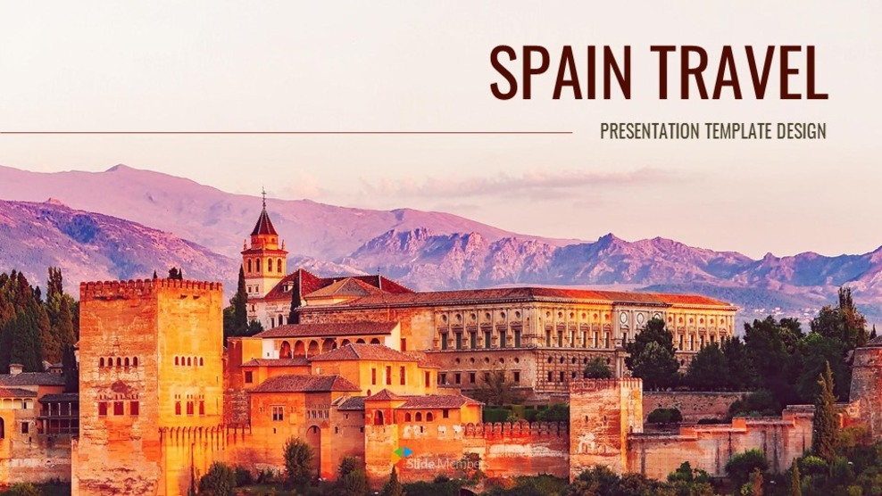 Spain Travel Google Presentation Slides