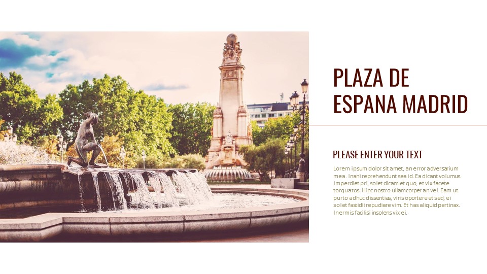 Spain Travel Google Presentation Slides