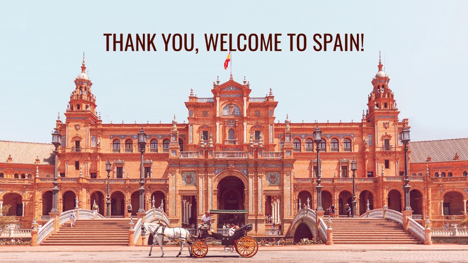Spain Travel Google Presentation Slides