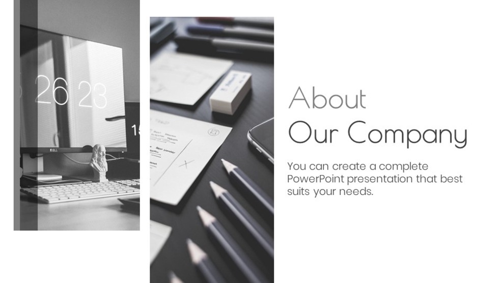 Office Desk Google Presentation Slides