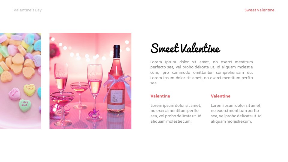 Sweet Valentine Google Slides Themes for Presentations