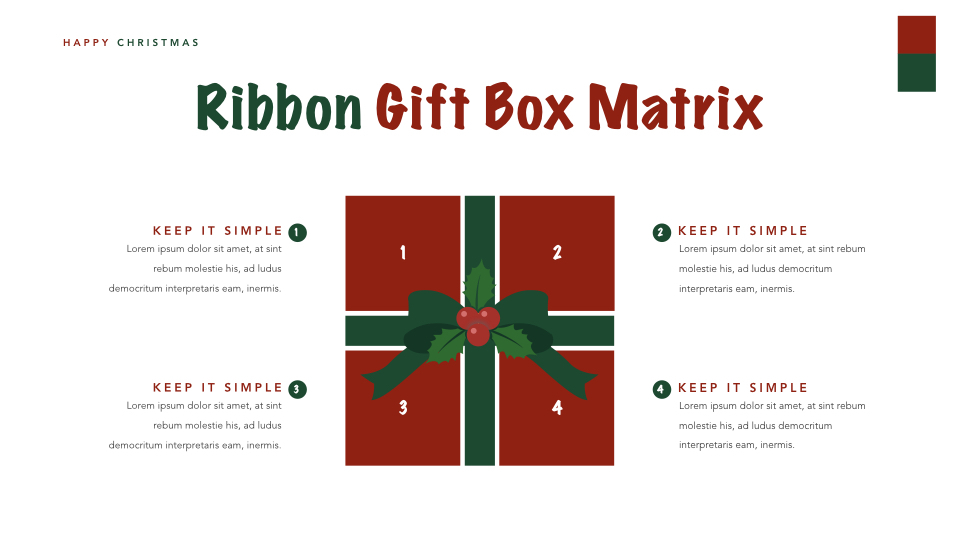 Christmas Present Keynote Templates|Lifestyle