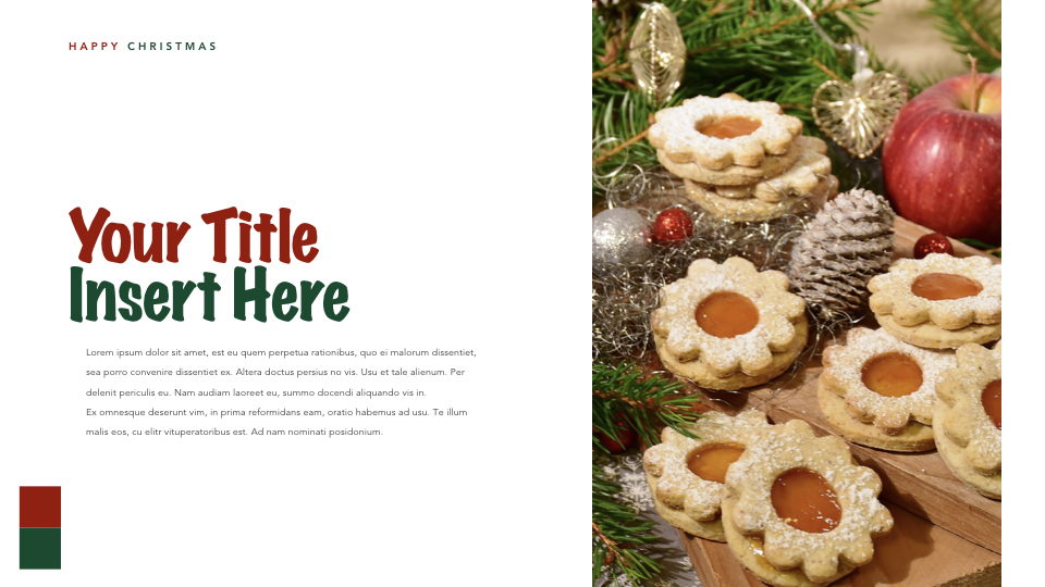 Christmas Present Keynote Templates|Lifestyle
