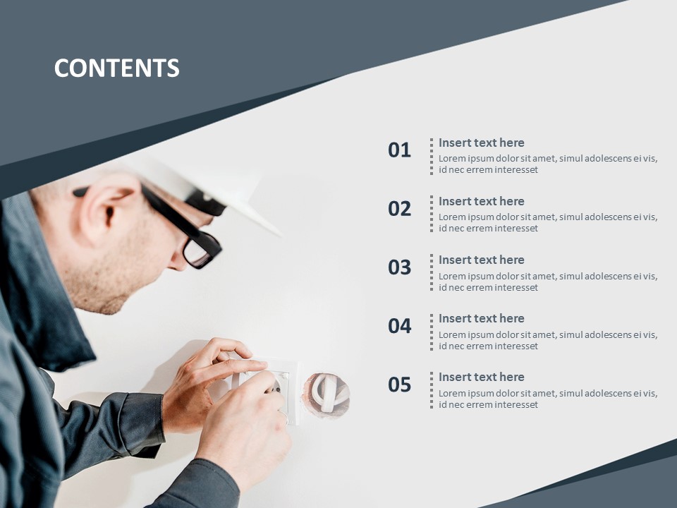 Electrical Work - Free Powerpoint Sample