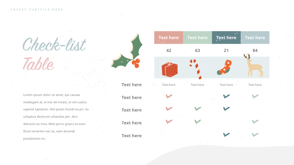 Merry Christmas PPTX Keynote|Lifestyle