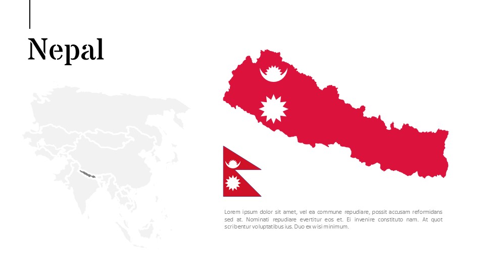 Asia Map Simple Presentation Google Slides Template