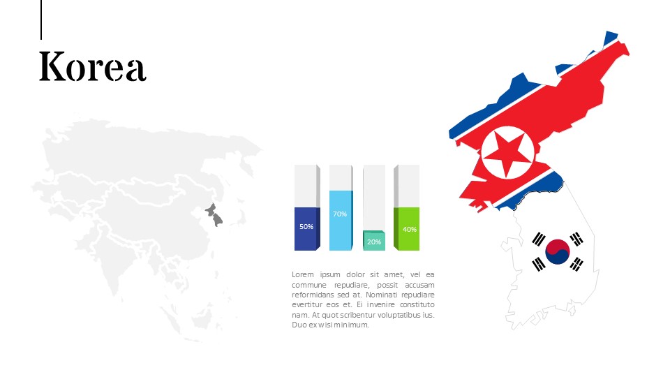 Asia Map Simple Presentation Google Slides Template
