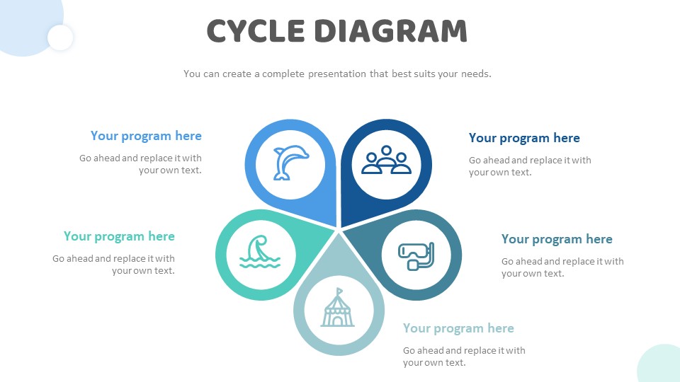 Dolphin Google Slides Template Diagrams Design
