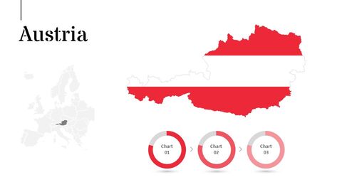 Europe Map (35countries) Simple Presentation Google Slides Template