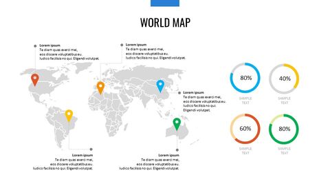 World Map Google Slides Template Design