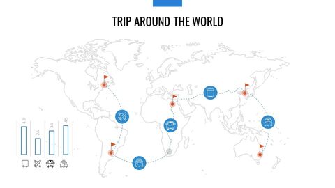 World Map Google Slides Template Design