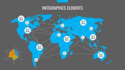 World Map Google Slides Template Design