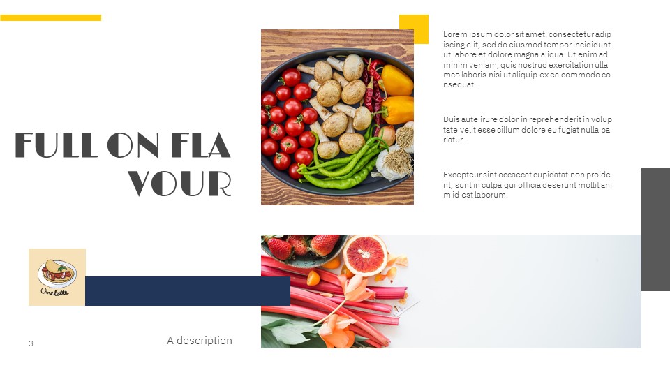 Food for all Occasions Google Presentation Templates