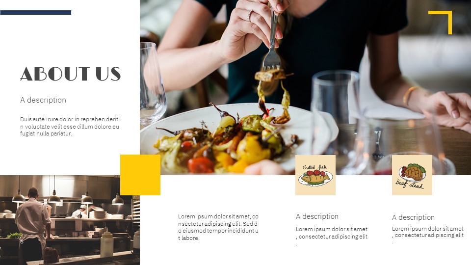 Food for all Occasions Google Presentation Templates